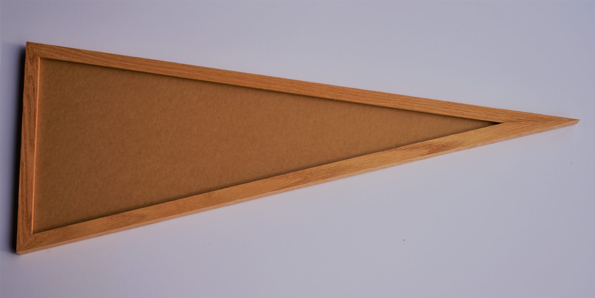 12x30 Dark Oak pennant frame - Frame Pennants