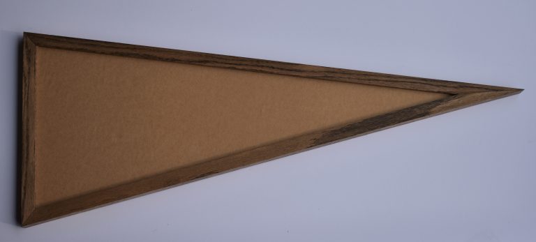 12x30 Dark Oak pennant frame - Frame Pennants